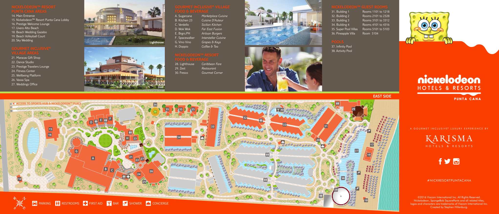 Nickelodeon Hotels and Resorts | Punta Cana | Resort Map – Resort Maps