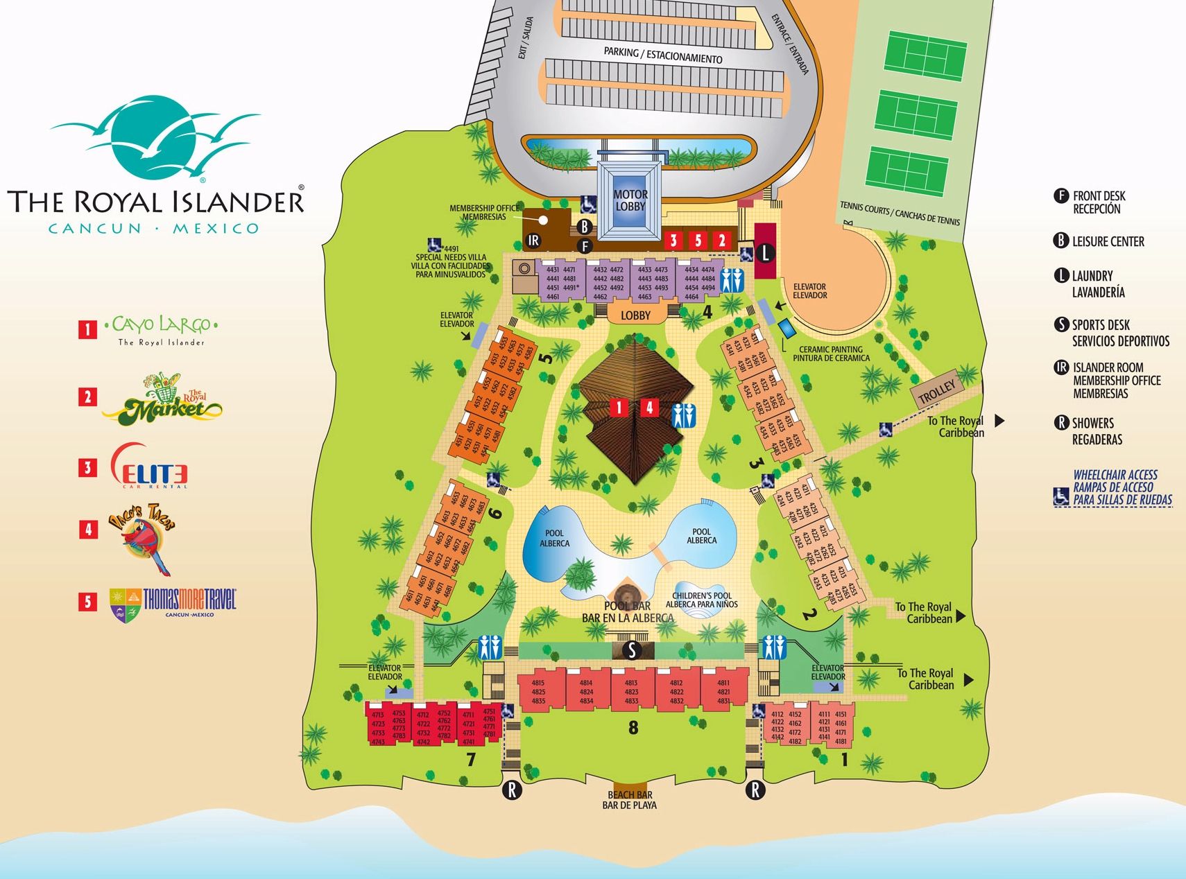 The Royal Islander | Cancun | Resort Map – Resort Maps