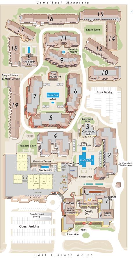 Arizona Grand Resort Map